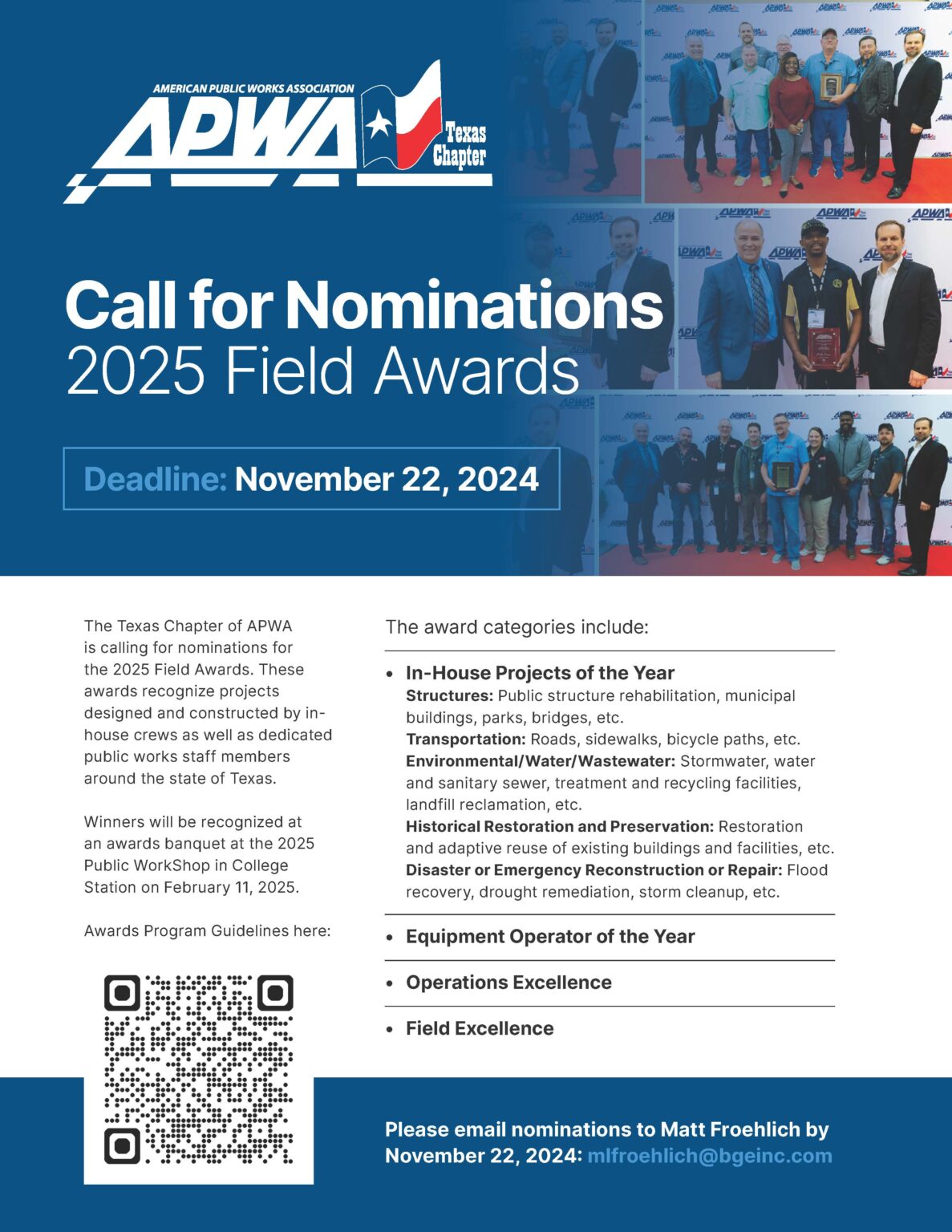 TX-APWA 2025 Public Workshop and Equipment Roadeo – APWA Texas Chapter